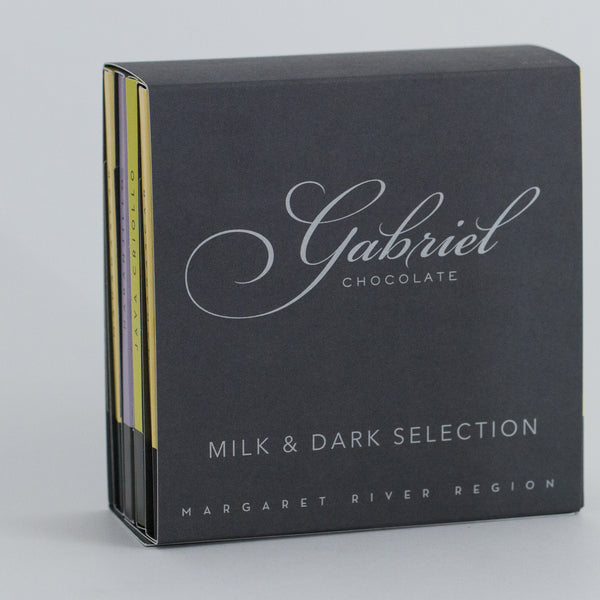 Milk & Dark Chocolate Pack - 4 bars – Gabriel Chocolate